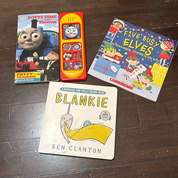 Toys | Bundle Of 3 Kids Books Potty Time With Thomas Five Busy Elves ...